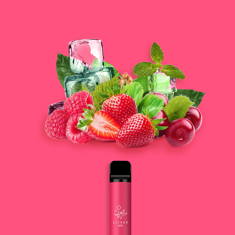 Crystal Pro Max 4000 Puffs Strawberry Raspberries Ice - Buzz Vapes