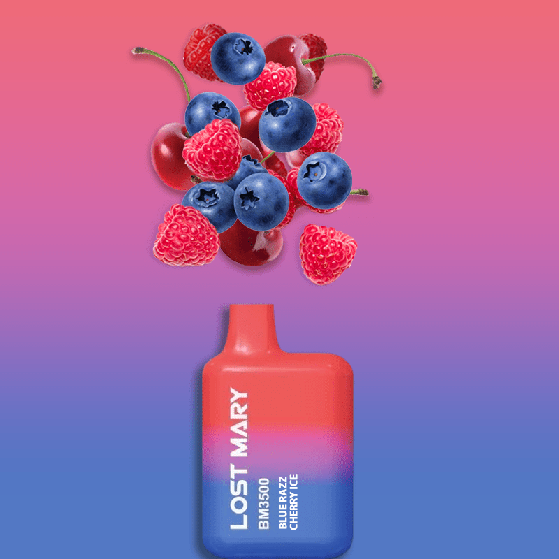 Elf Bar Lost Mary Vape 3500 Puffs Blue Razz Cherry - Buzz Vapes
