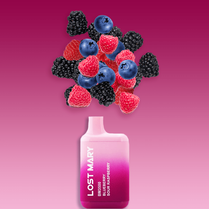 Elf Bar Lost Mary Vape 3500 Puffs Blue Sour Raspberry - Buzz Vapes
